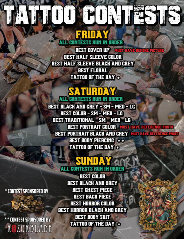 Tattoo Contests • Live Free or Die Tattoo Expo | Manchester, NH | July ...